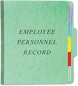 Pendaflex Employee/Personnel Folders, 1/3 Cut, Top Tab, Letter Size ...