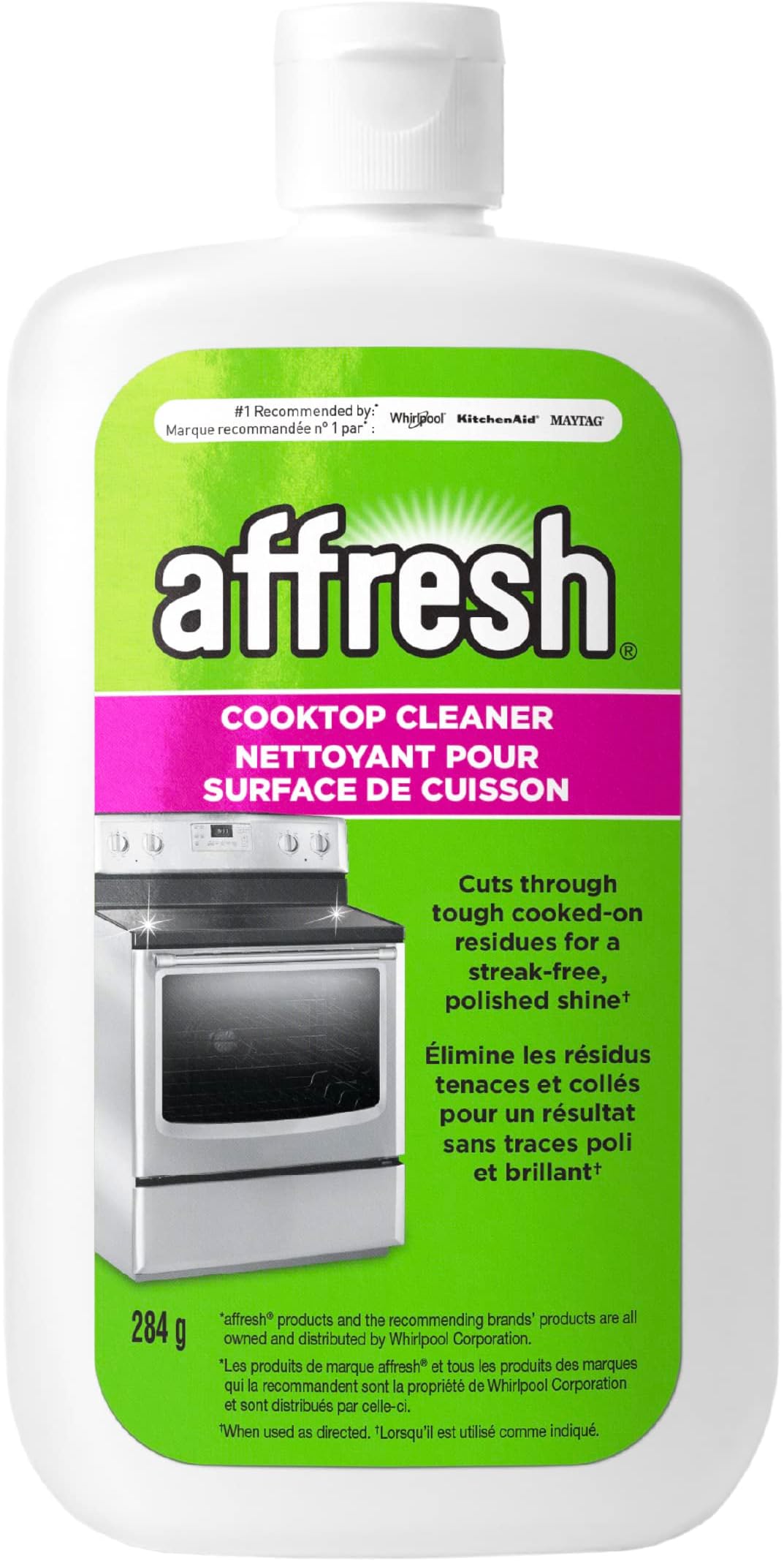 Whirlpool Affresh Cooktop Cleaner, 8-Ounce (Black) : Amazon.ca: Health ...