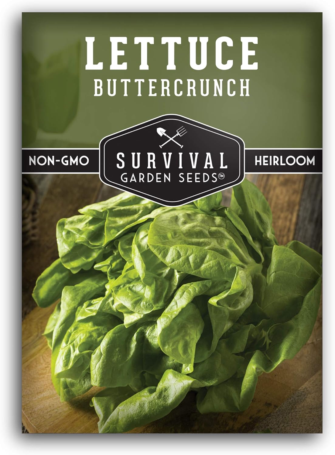 1 paquete de semillas de lechuga Buttercrunch para plantar, paquete con ...