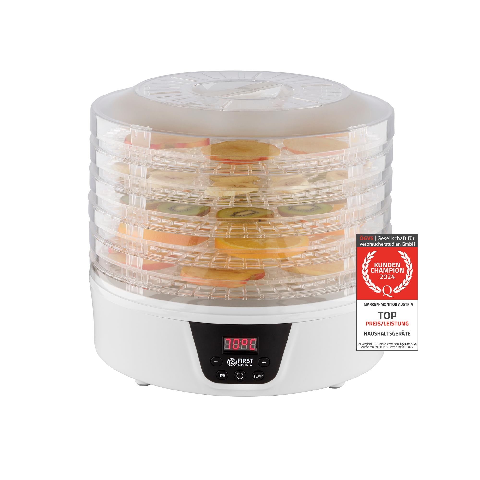 TZS First Austria Dehydrator | Dehydrator for Fruit, Herbs, Mushrooms ...