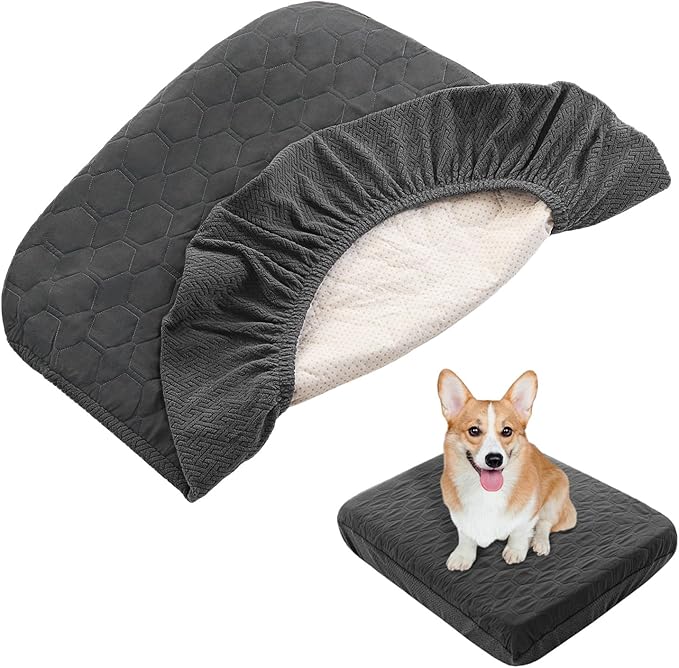 Amazon.com : nanbowang Waterproof Dog Bed Covers Replacement Washable ...