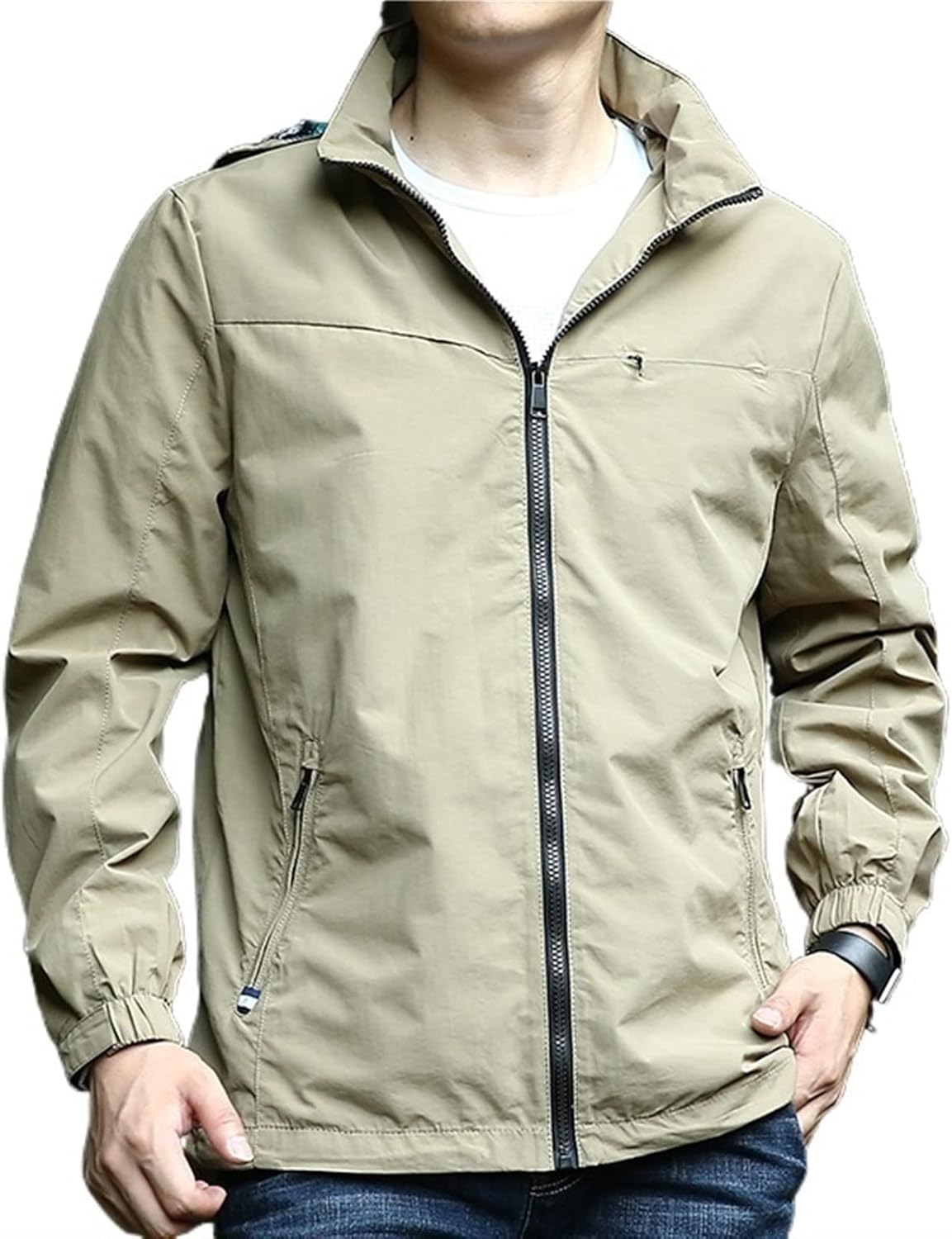 TABKER Mens jacket Self defense Tactical Gear Stealth Anti Cut Jacket ...