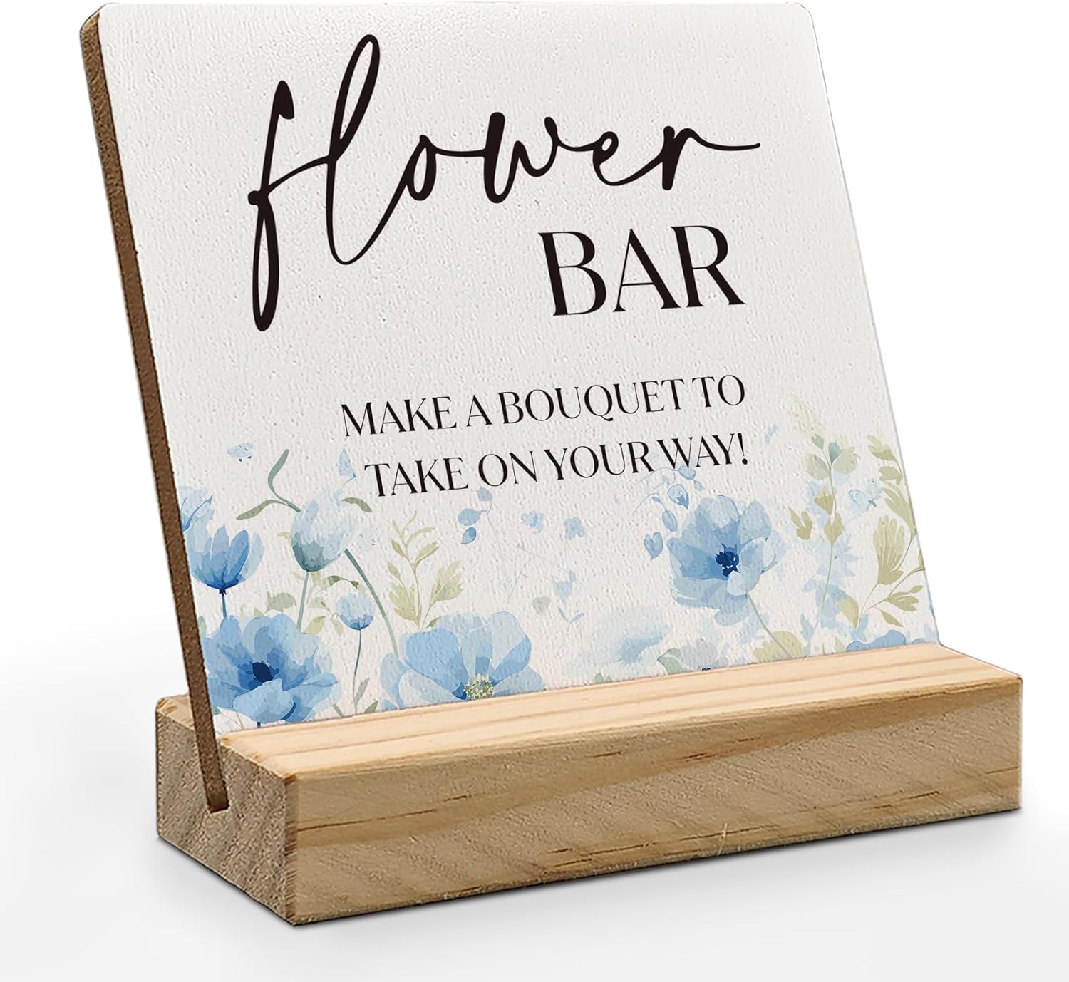 Amazon.com: ANIANG Flower Bar Desk Decor,Flower Bar Sign,Bridal Shower ...