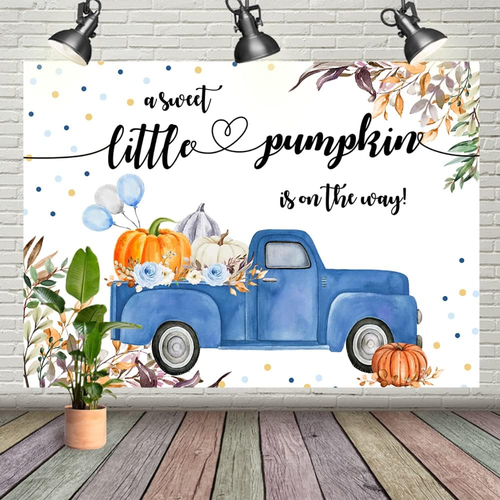 Amazon.com : Little Pumpkin Baby Shower Decorations for Boy Fall ...
