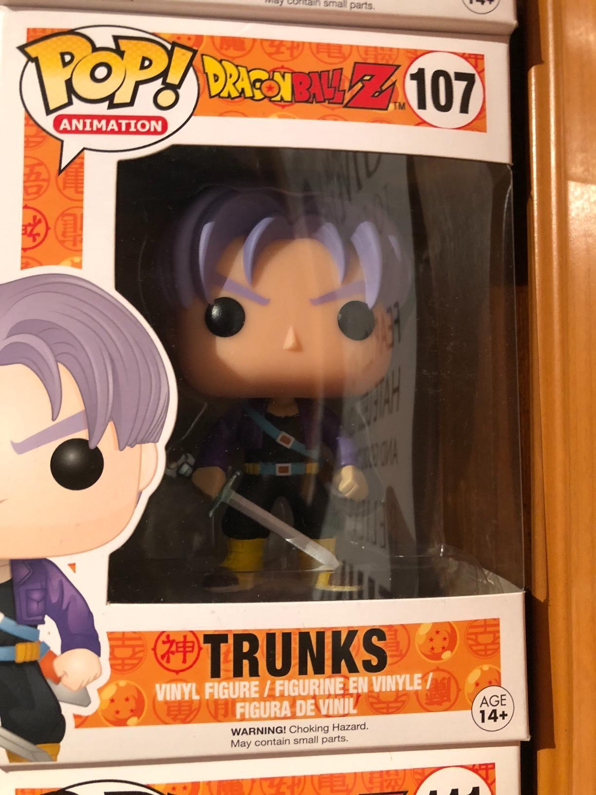 Funko - Pop Anime - Dragonball Z - Trunks Multicolore Taille Unique ...