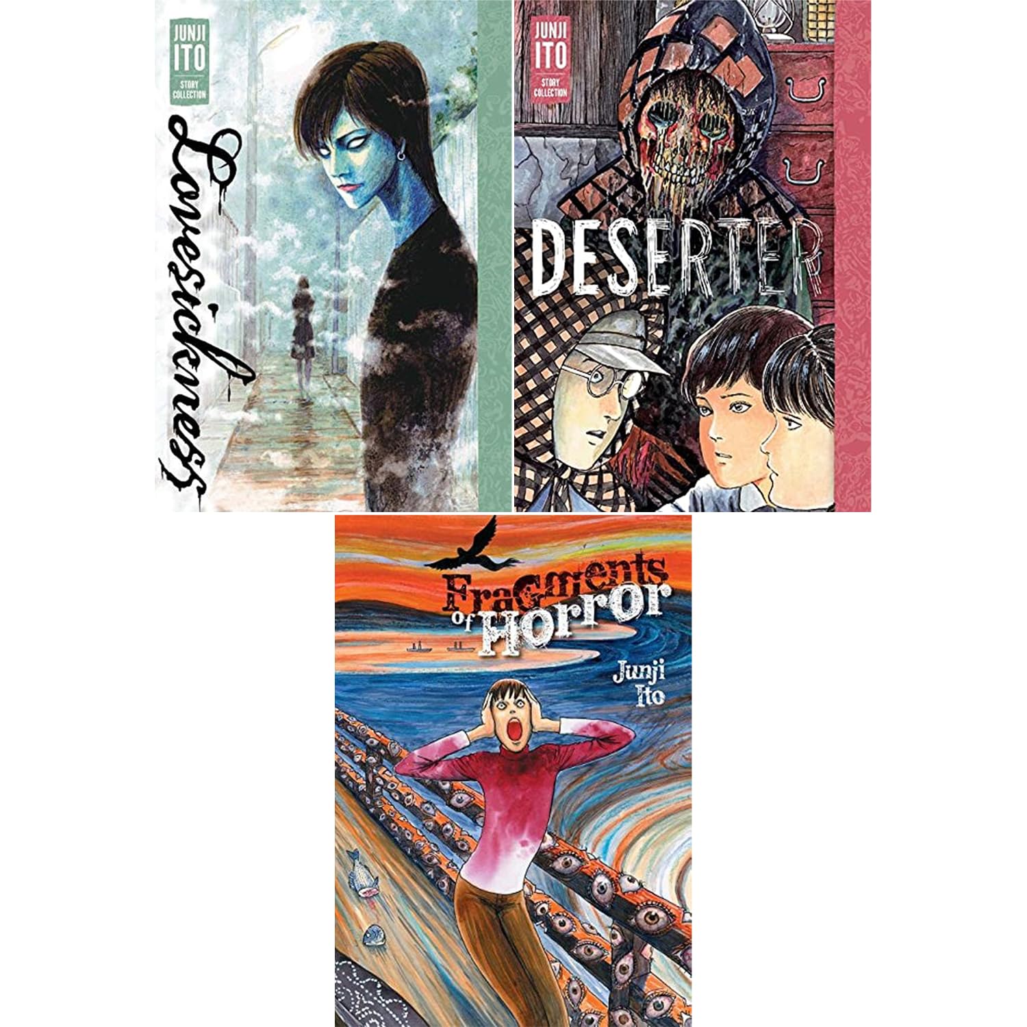 Snapklik.com : Junji Ito Story Collection 3 Books Set: Lovesickness