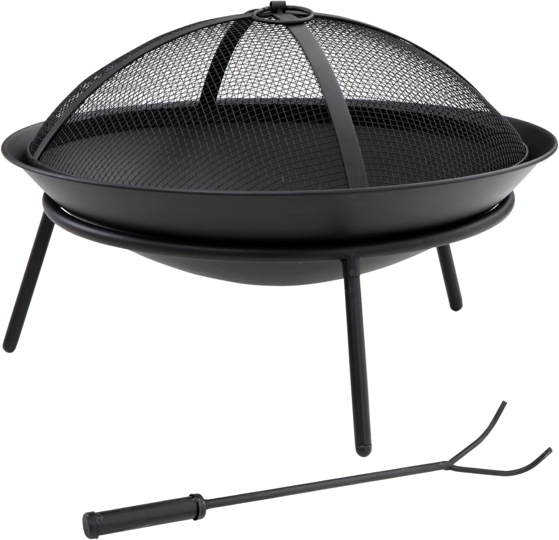 GARDEBRUK® Brasero Jardin Fuoco Ø76cm Rejilla Antichispas Atizador Tapa ...
