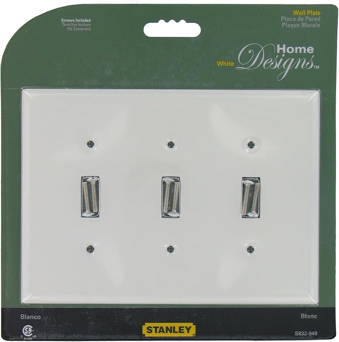 Amazon.com: Stanley National S832-949 Home Designs V8000 Triple Switch ...