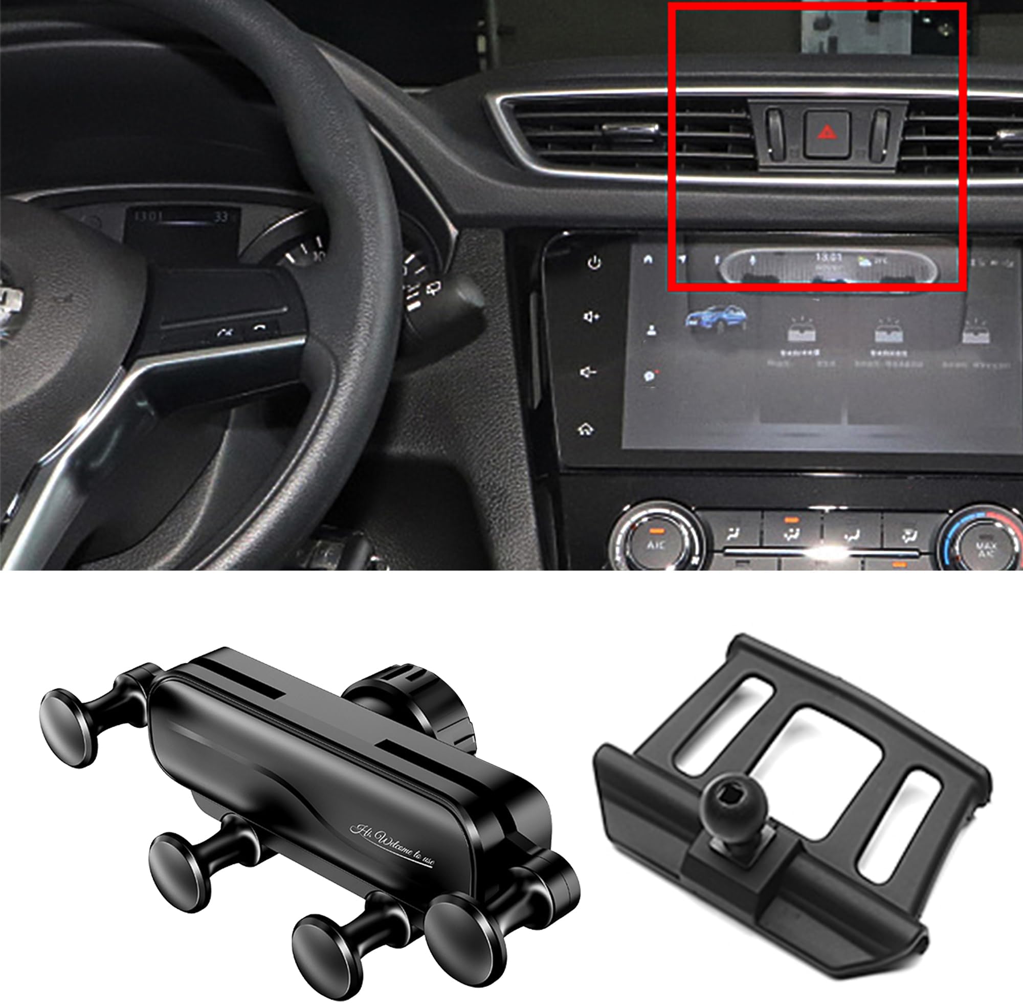 Amazon.com: UDIWOK Rogue Car Mount, Exclusive Mobile Phone Holder for ...