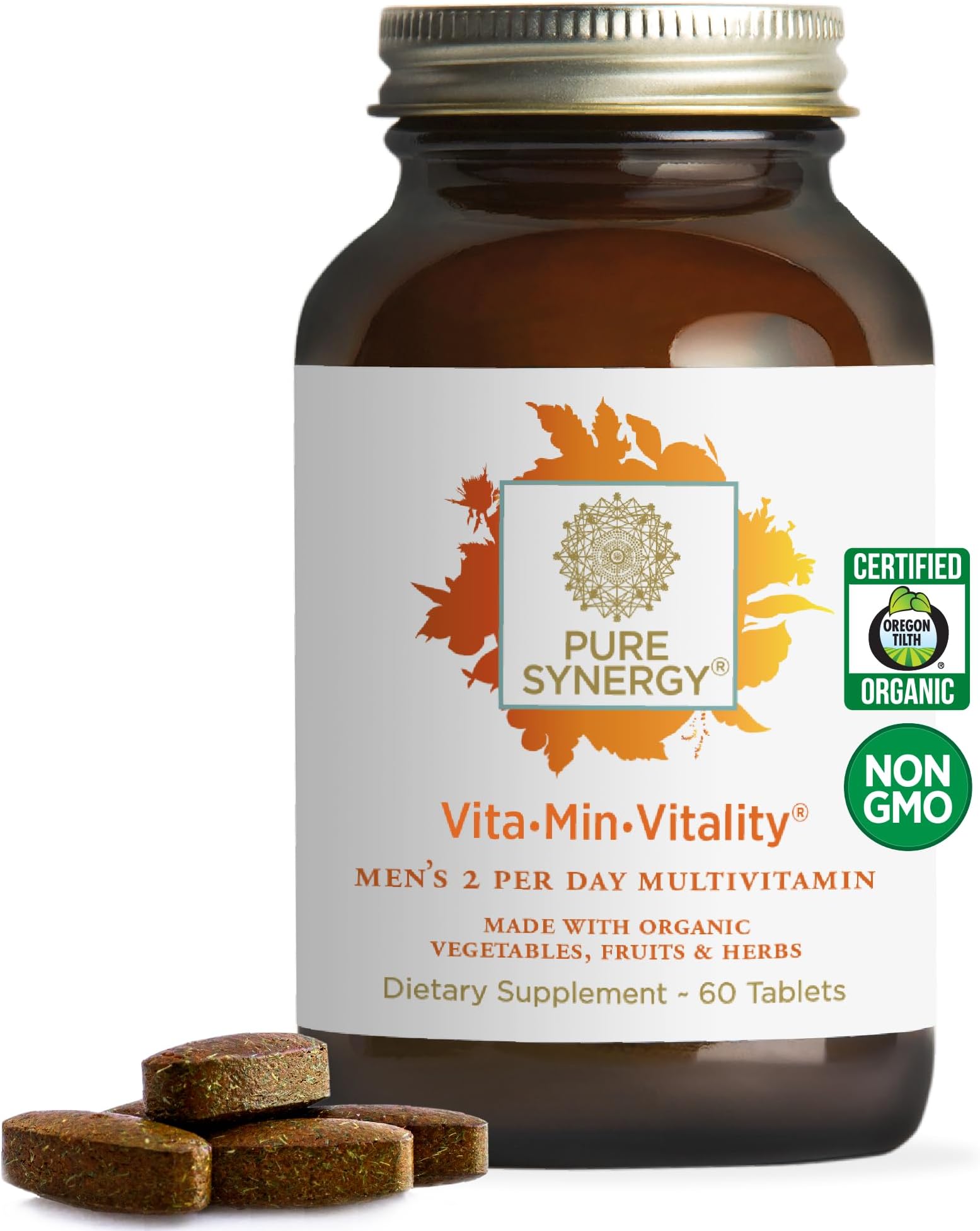 Amazon.com: PURE SYNERGY Vita·Min·Vitality | Natural Multivitamin for ...