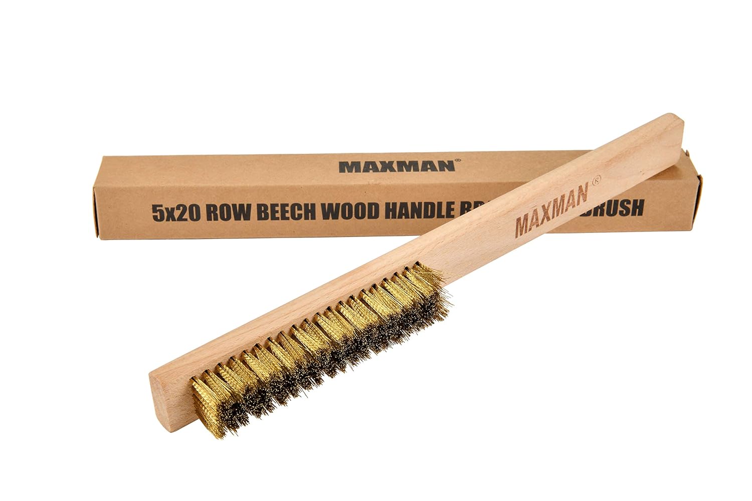Amazon.com: MAXMAN Brass Brush, Soft Brass Bristle Wire Brush for ...