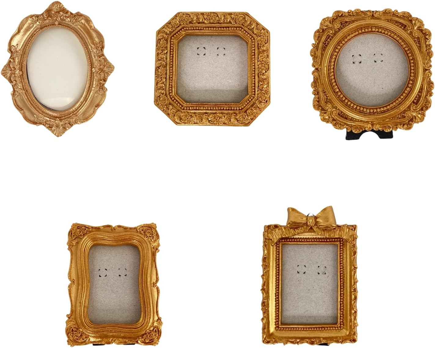 Amazon.com - Wokuaile 5 Pcs Miniature Picture Frames Small Vintage ...