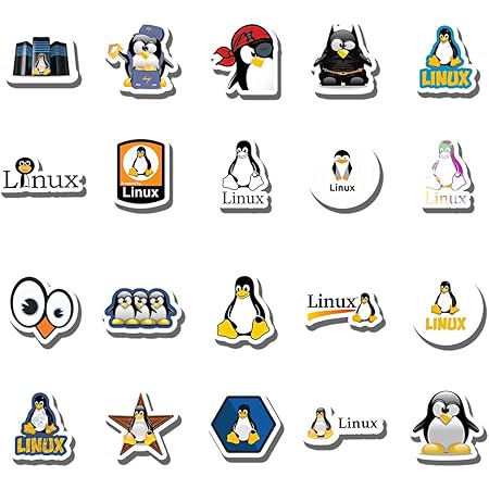 Amazon.com: 20 PCS Stickers Pack Kali Aesthetic Linux Vinyl Colorful ...