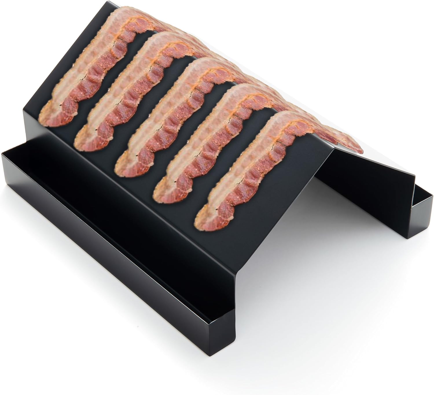 Amazon.com : Outset Non-Stick Bacon Grill Rack With Dual Grease Basins ...