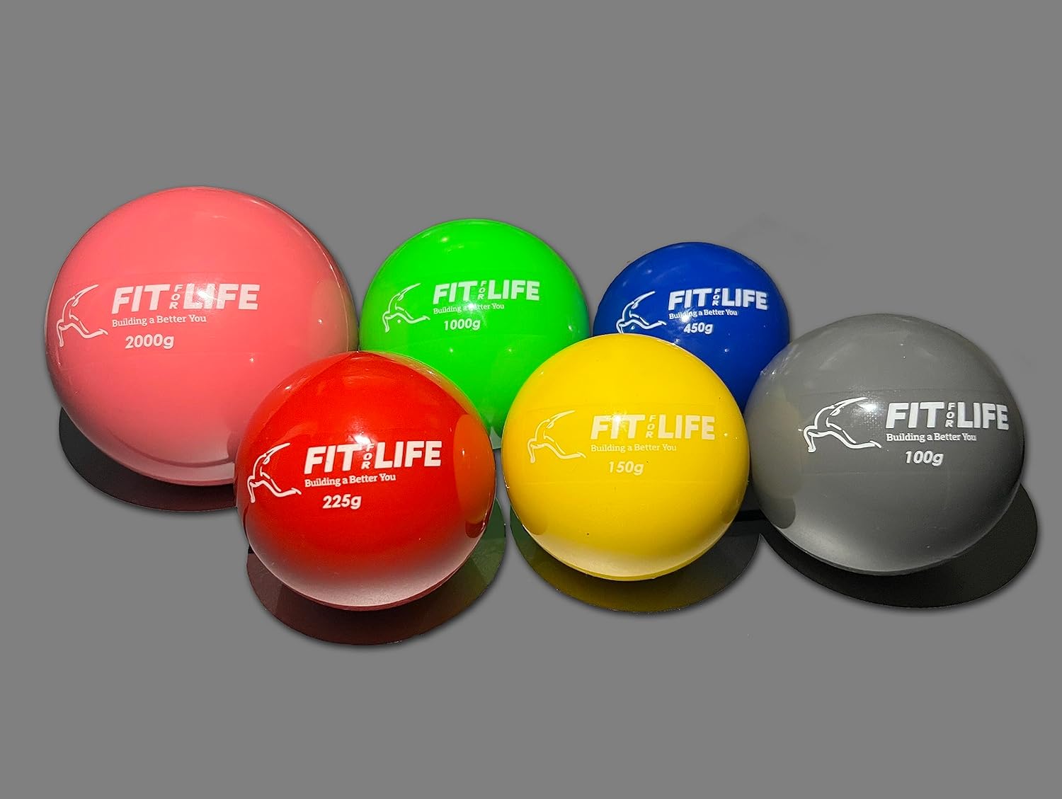 Amazon.com: FITFORLIFE Weighted Plyocare Balls, Durable Weighted Balls ...