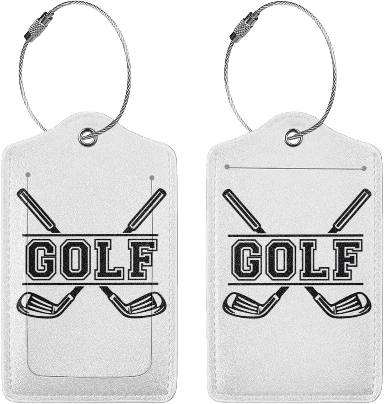 Amazon.com: ChalkTalkSPORTS Golf Luggage & Bag Tag | Personalized Golf ...