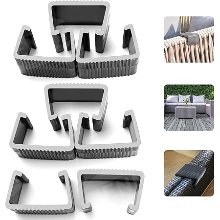 Amazon.com: HENMI Patio Furniture Clips, Outdoor Wicker Furniture ...