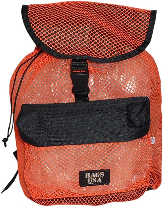 Amazon.com | Mesh Drawstring Backpack Great For Gym,Beach,Durable ...
