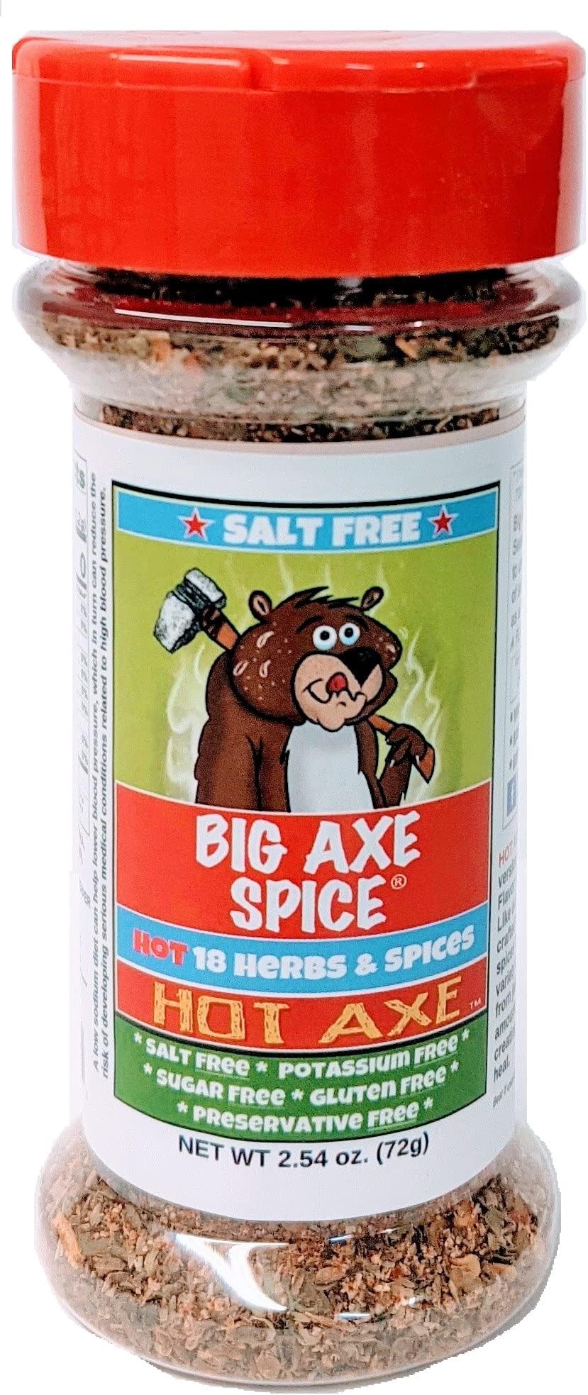 Amazon.com : Big Axe Spice HOT AXE Medium Heat All Purpose Seasoning ...