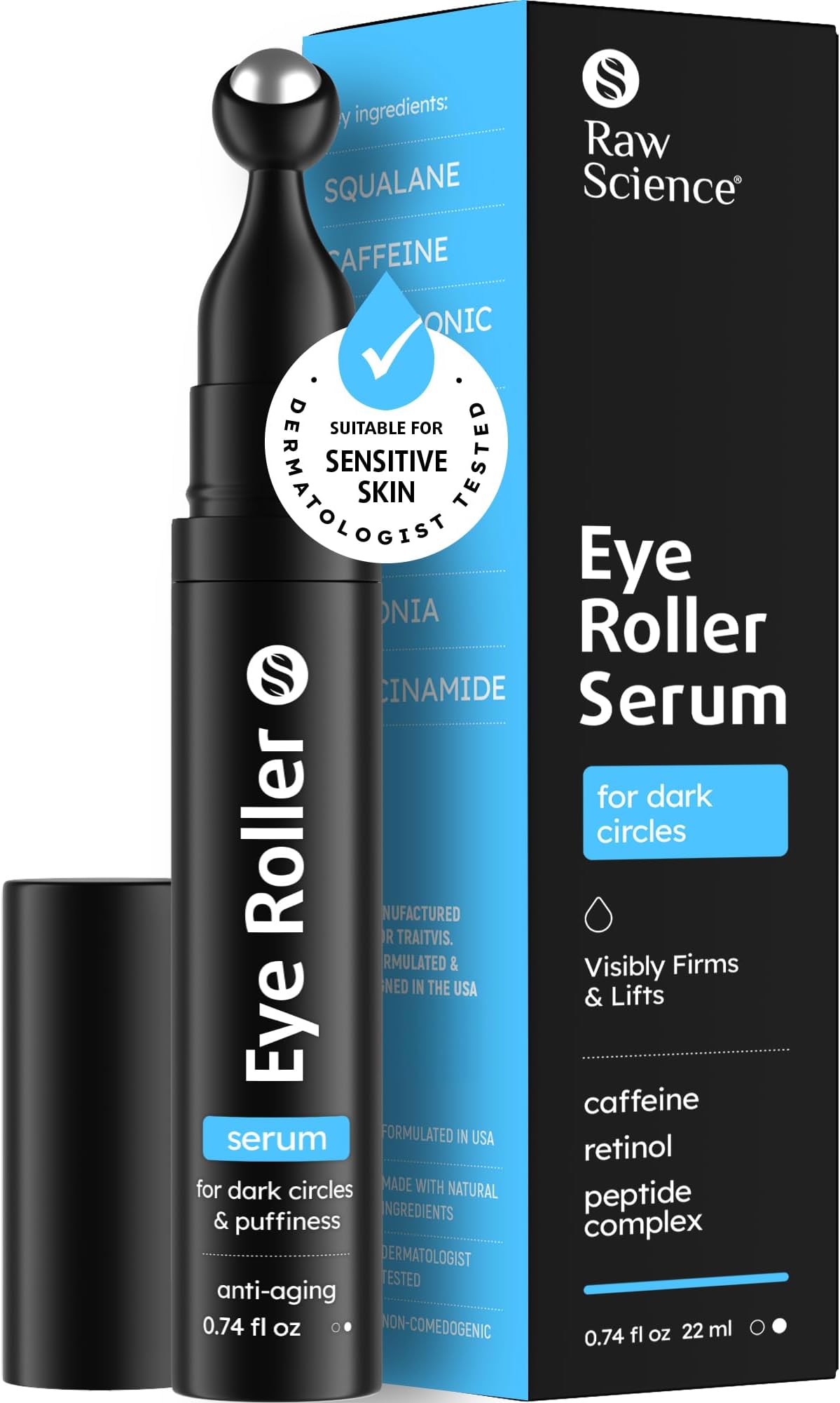 Amazon.com: Eye Serum for Puffy Eyes & Dark Circles Under Eye Treatment ...