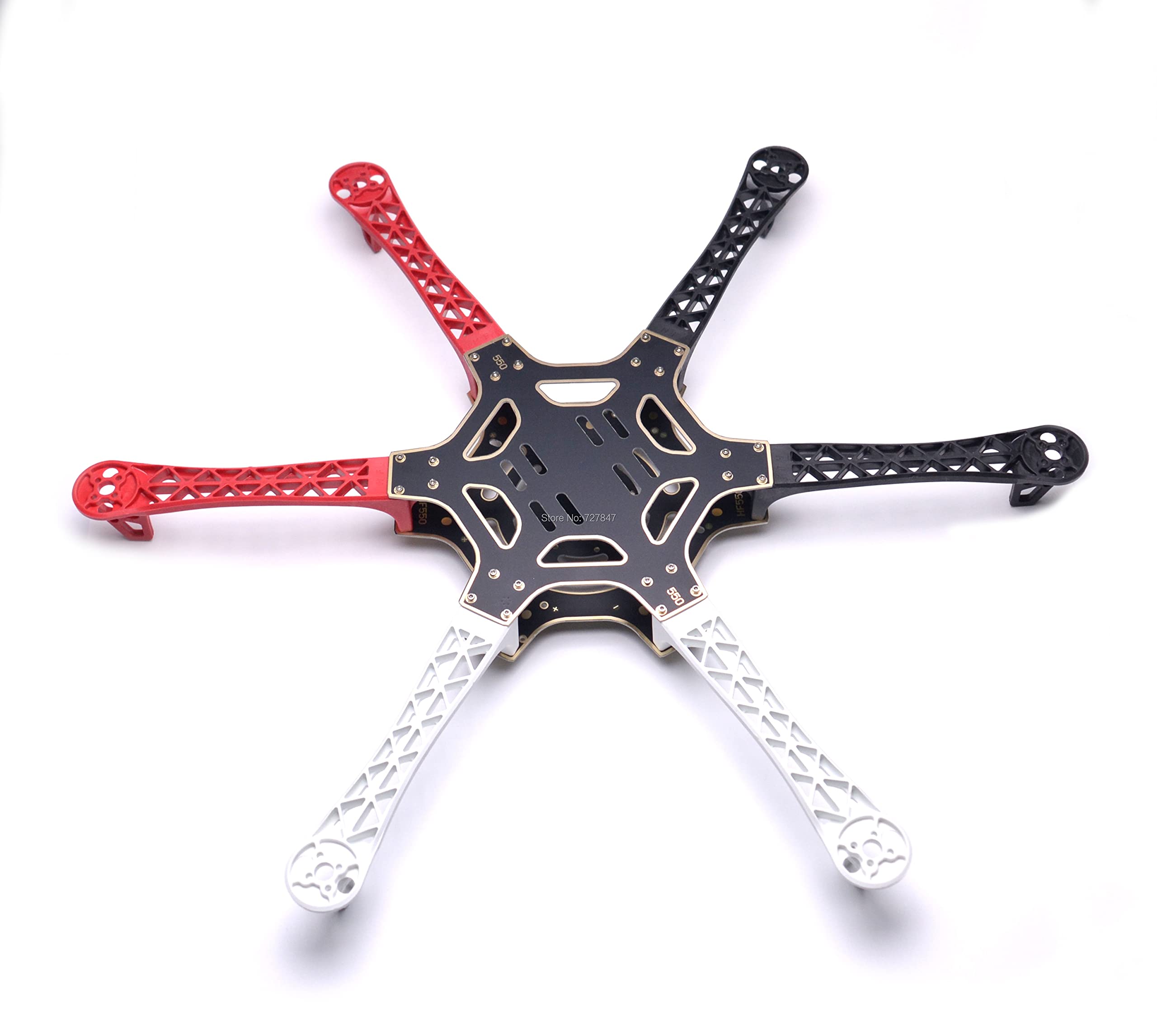 Buy VSLIFE F550 550mm Hexa-Rotor Air Frame FlameWheel Kit For 2212 ...