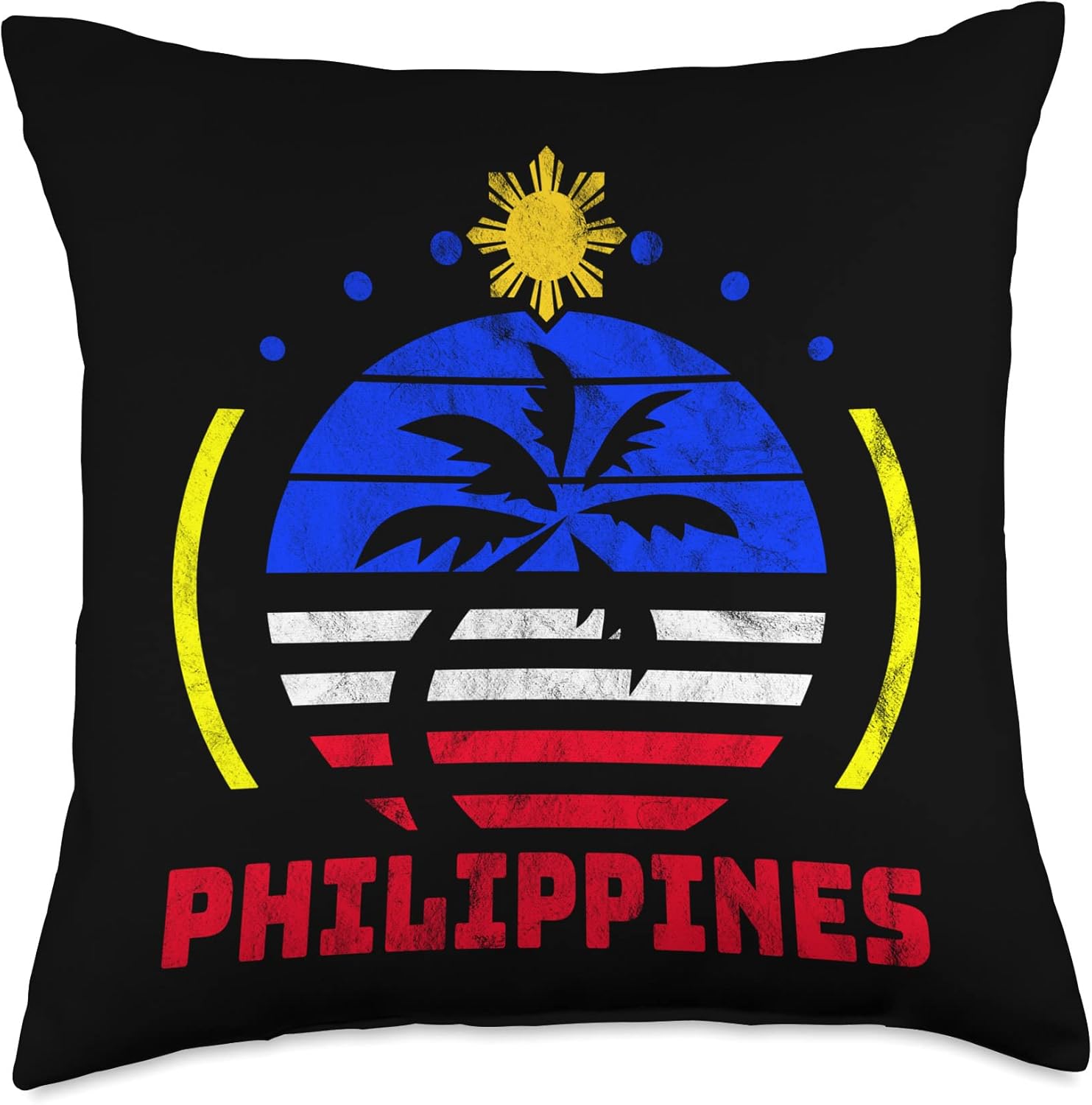 Amazon.com: Pinoy Filipino Philippine Flag With Sunset Beach Palm Tree ...