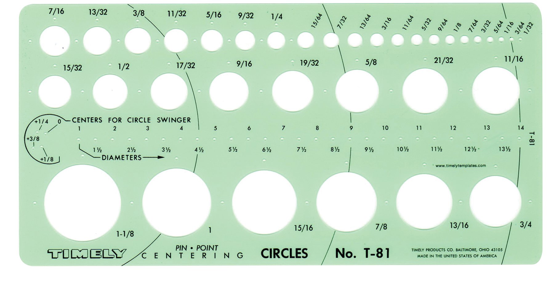 Circle Template Technical Drawing Template Art Draw Drafting Stencil ...