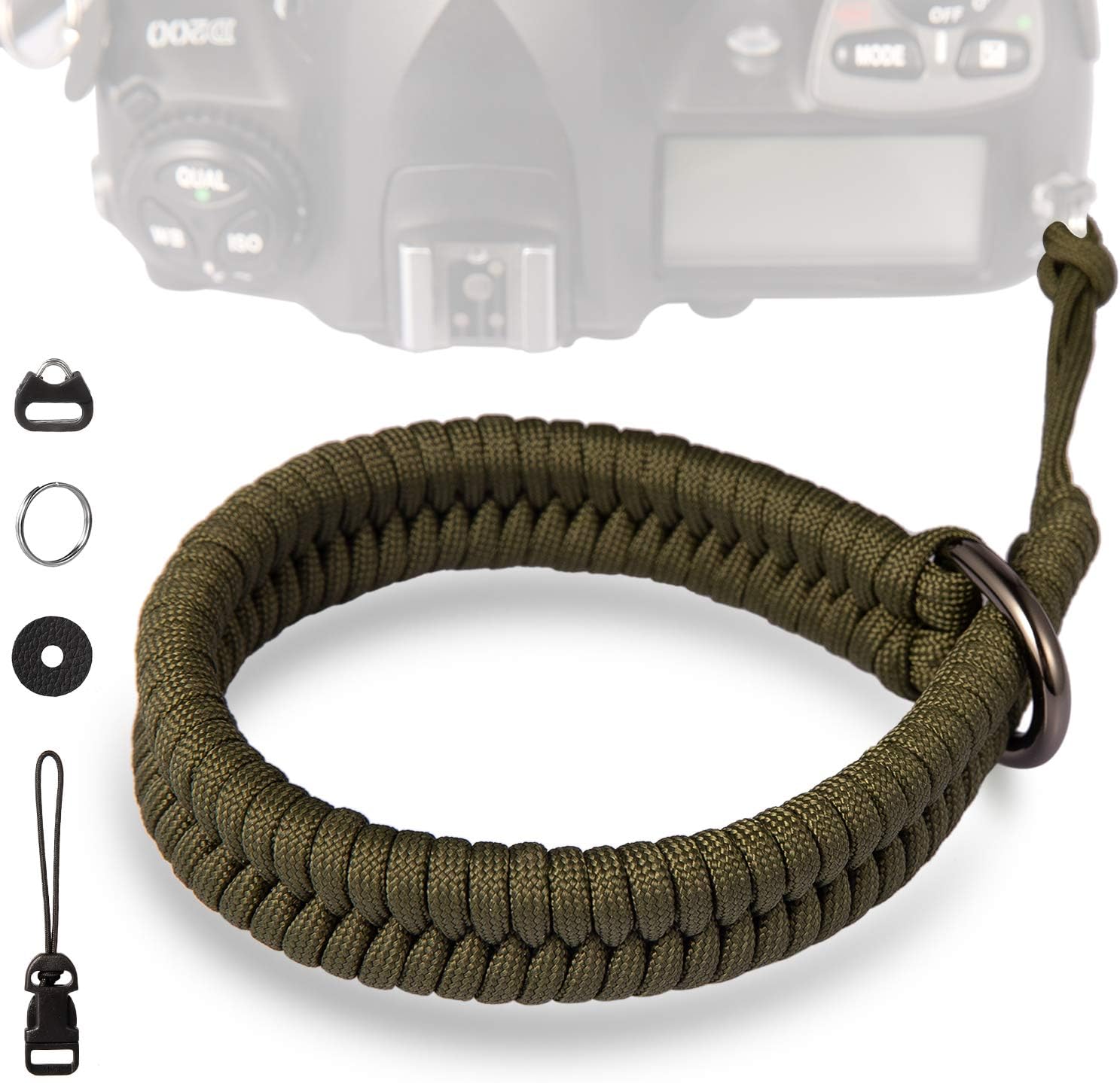 Amazon.com : TAKHRWOD Camera Wrist Strap,1Pack Adjustable Nylon Camera ...