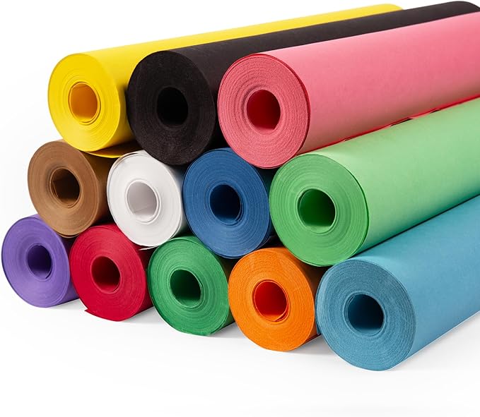 Amazon.com: Paclord 18" x 1200" (100 ft) USA-Made Multi-Color ...