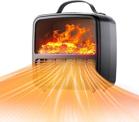 Amazon.com: Doublepow Space Heater 1500W Electric Portable Heater ...