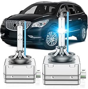 Amazon.com: SENROBO D3S Xenon HID Headlight Bulbs Compatible with 2014 2015 2016 2017 2018 Buick ...