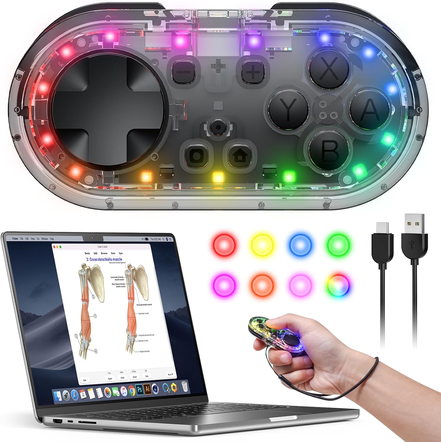Amazon.com: Wireless Bluetooth Controller for Anki Remote Mac, Gamepad Sized Mini Controller for ...