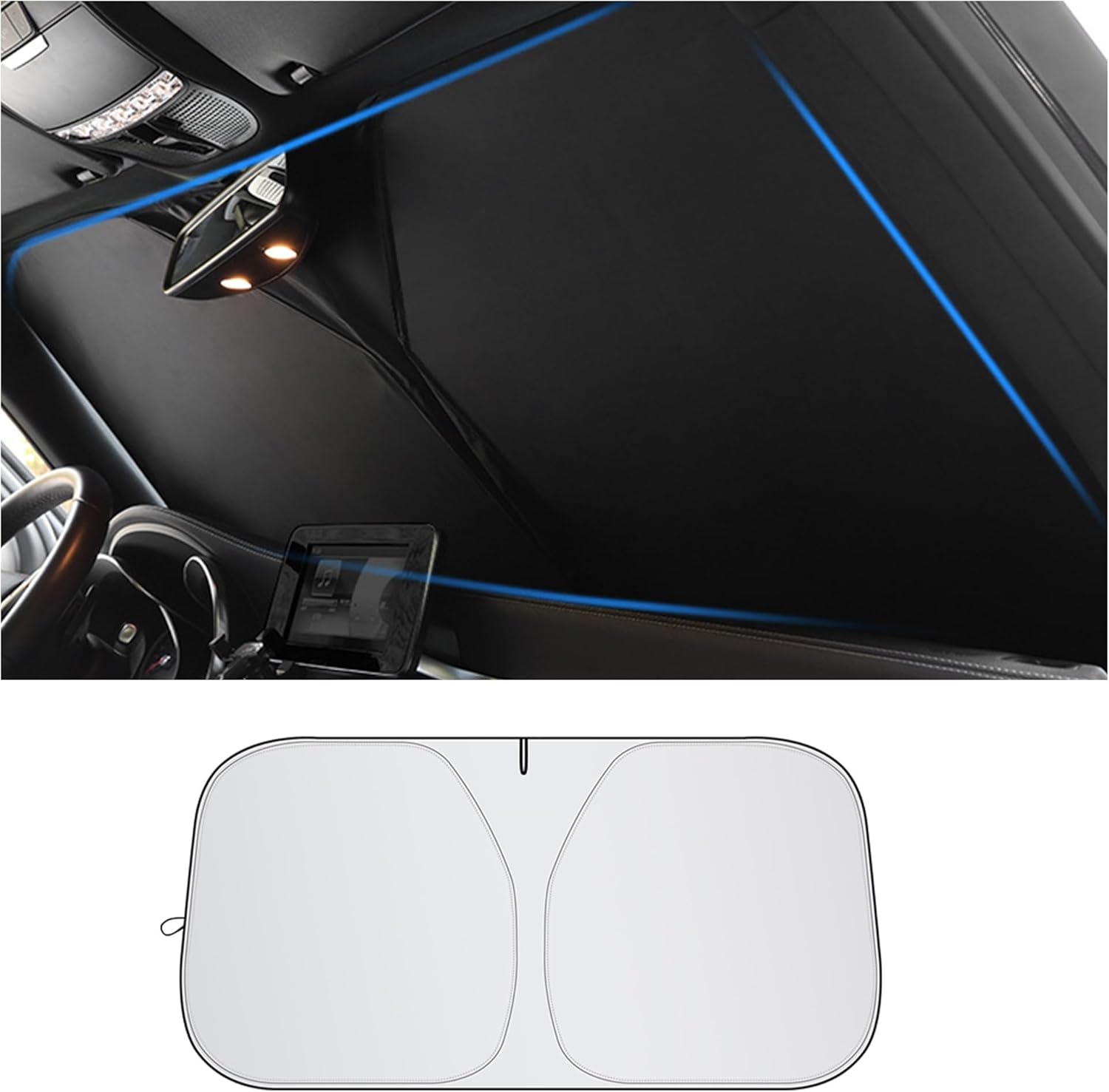 Amazon.com: Summer Essentials Car Windshield Sun Shade,Portable ...