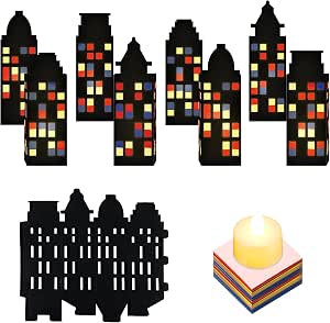 Amazon.com: Eaasty 12 Pcs Skyscraper Crafts Hero Themed Party Favor ...