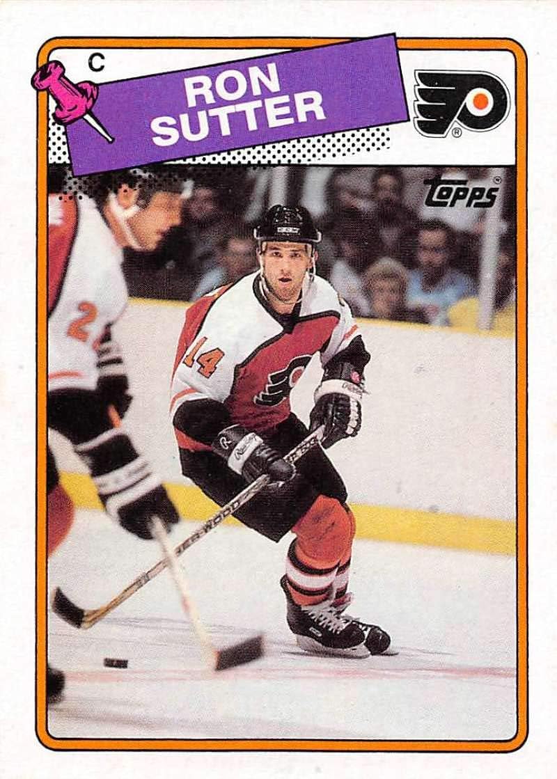 Amazon.com: 1988-89 Topps Hockey #126 Ron Sutter Philadelphia Flyers ...