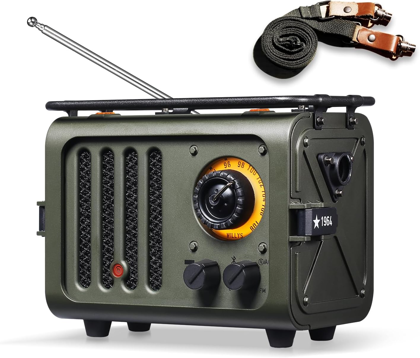 Amazon.com: XYNGU Retro Bluetooth Speaker with FM Radio, Wireless ...