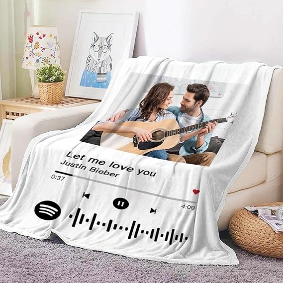 Personalised Blanket Personalised Spotify Blanket Photo Blanket Personalised Blanket Personalised Spotify Blanket Photo Blanket