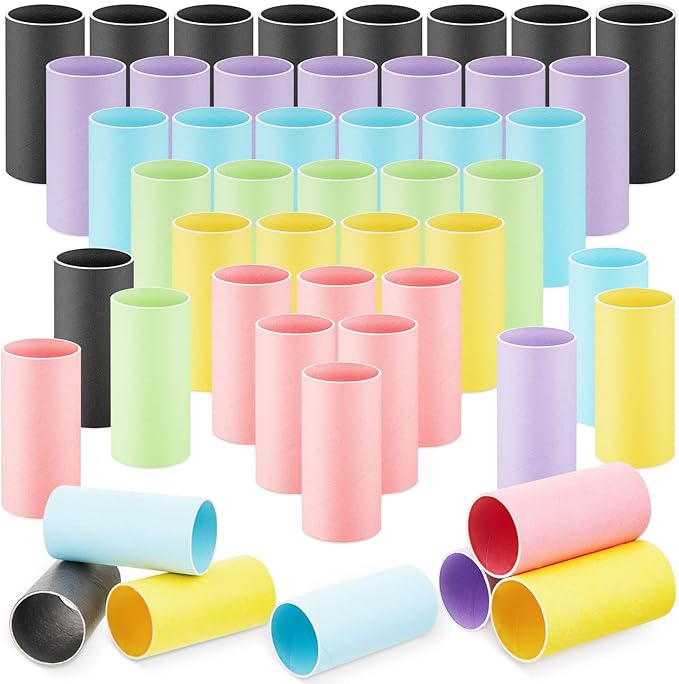 Amazon.com: 100 Packs Cardboard Tubes for Craft, 1.57 x 3.35 Inch ...