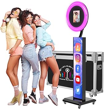 Amazon.com : Portable Photo Booth Compatible with Any Ipad,Photo Booth Stand Shell with ChackTok ...