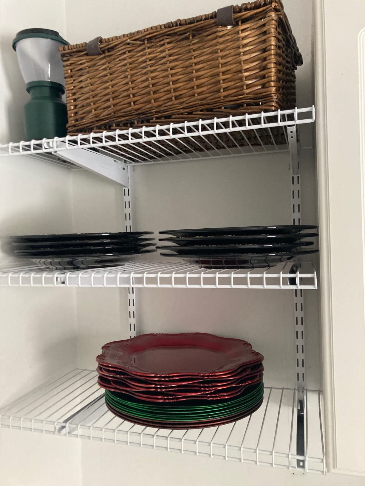 Amazon.com: Rubbermaid Fast Track Adjustable Closet System Hardware, 25 ...