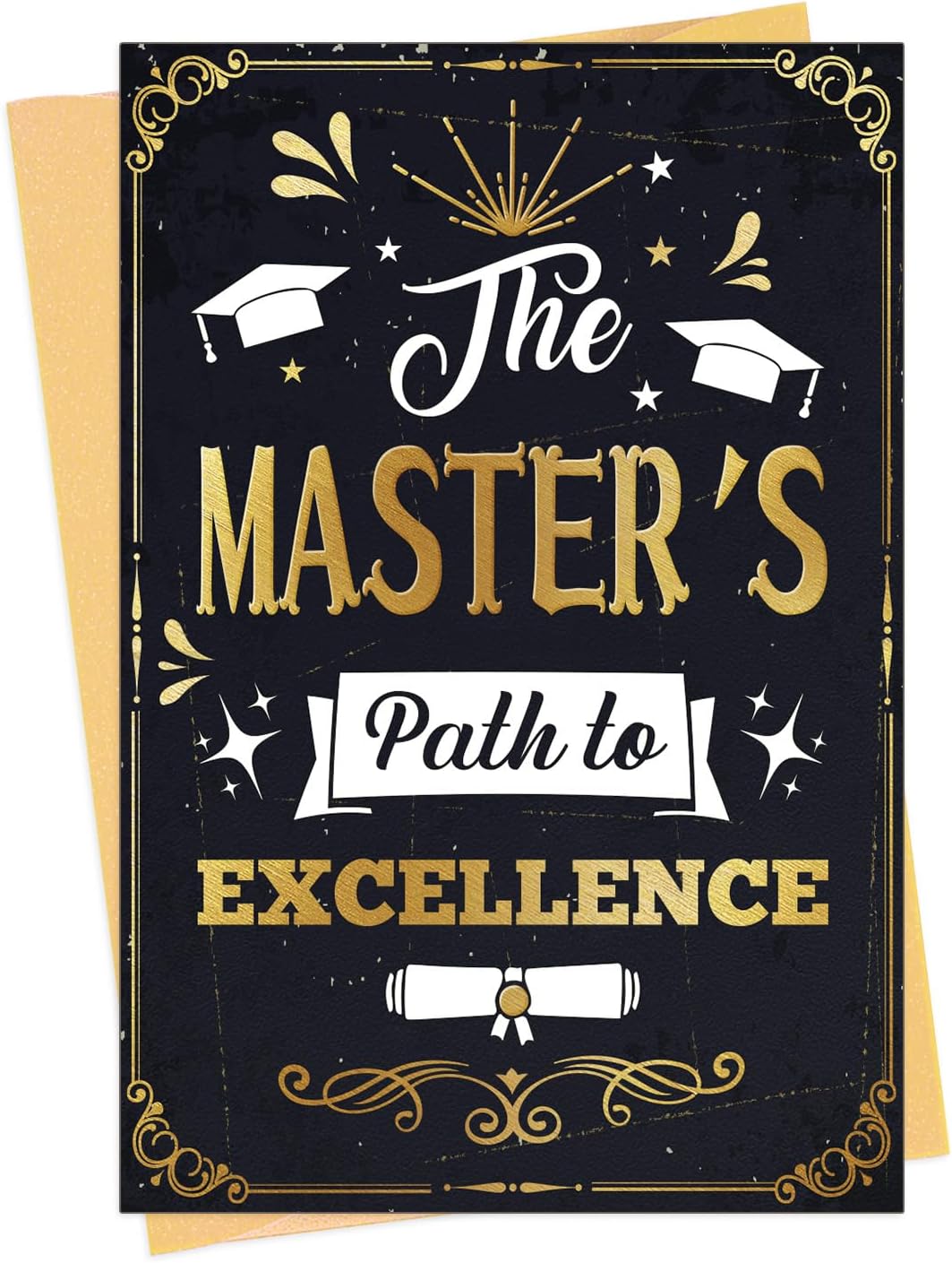 Amazon.com: FLYAB Masters Degree Graduation Card - 5.5"x8" Graduation ...