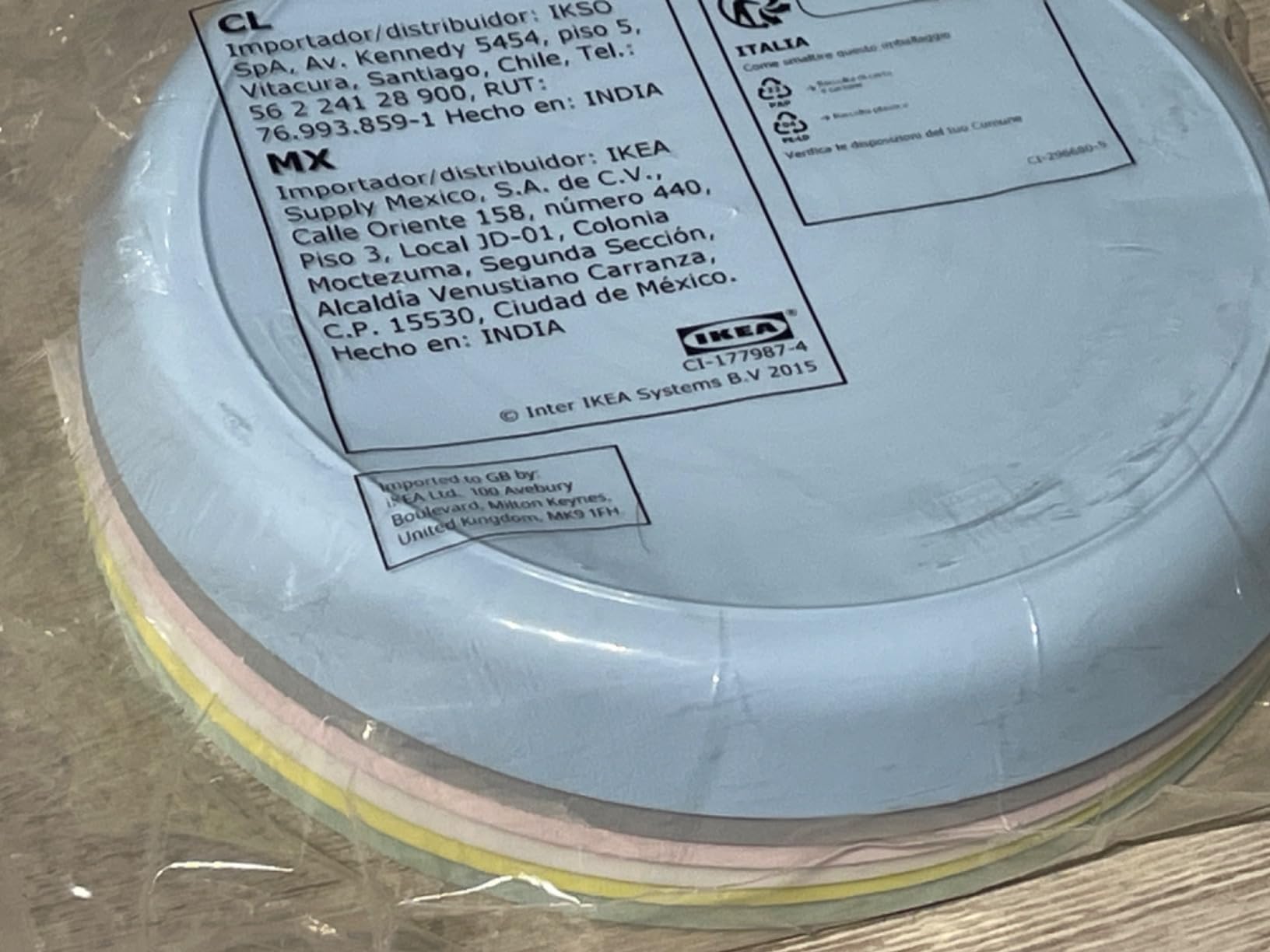 Kalas Unbreakable Plastic Kids/Adults Dinner/Lunch/Side Plate 6 Pack ...