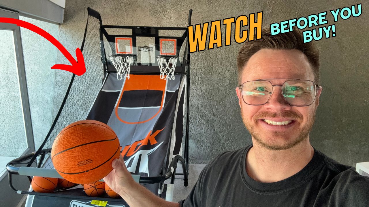 Watch Real Life Review of Arcade Basketball Hoop on Amazon Live