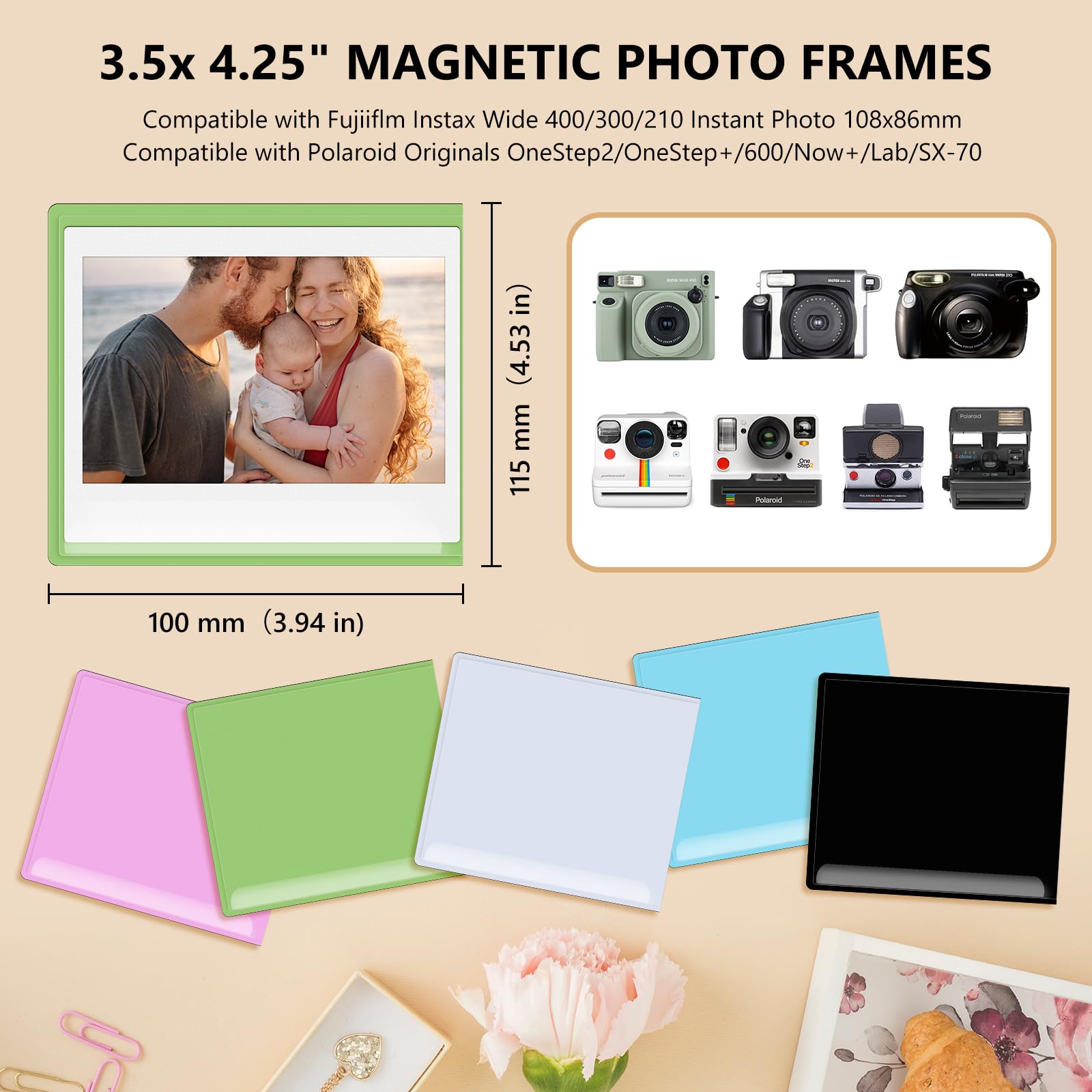 Wide Polaroid Film Frame