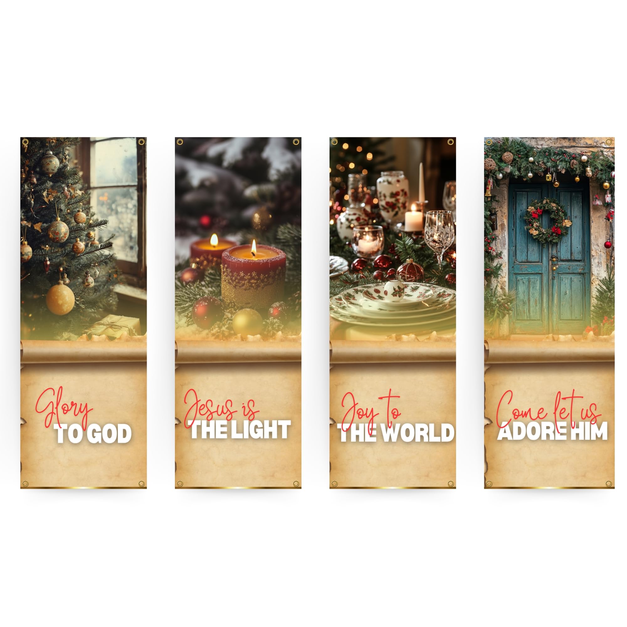 Amazon.com: BaloeDesigns Church Banners for Sanctuary wall with ...