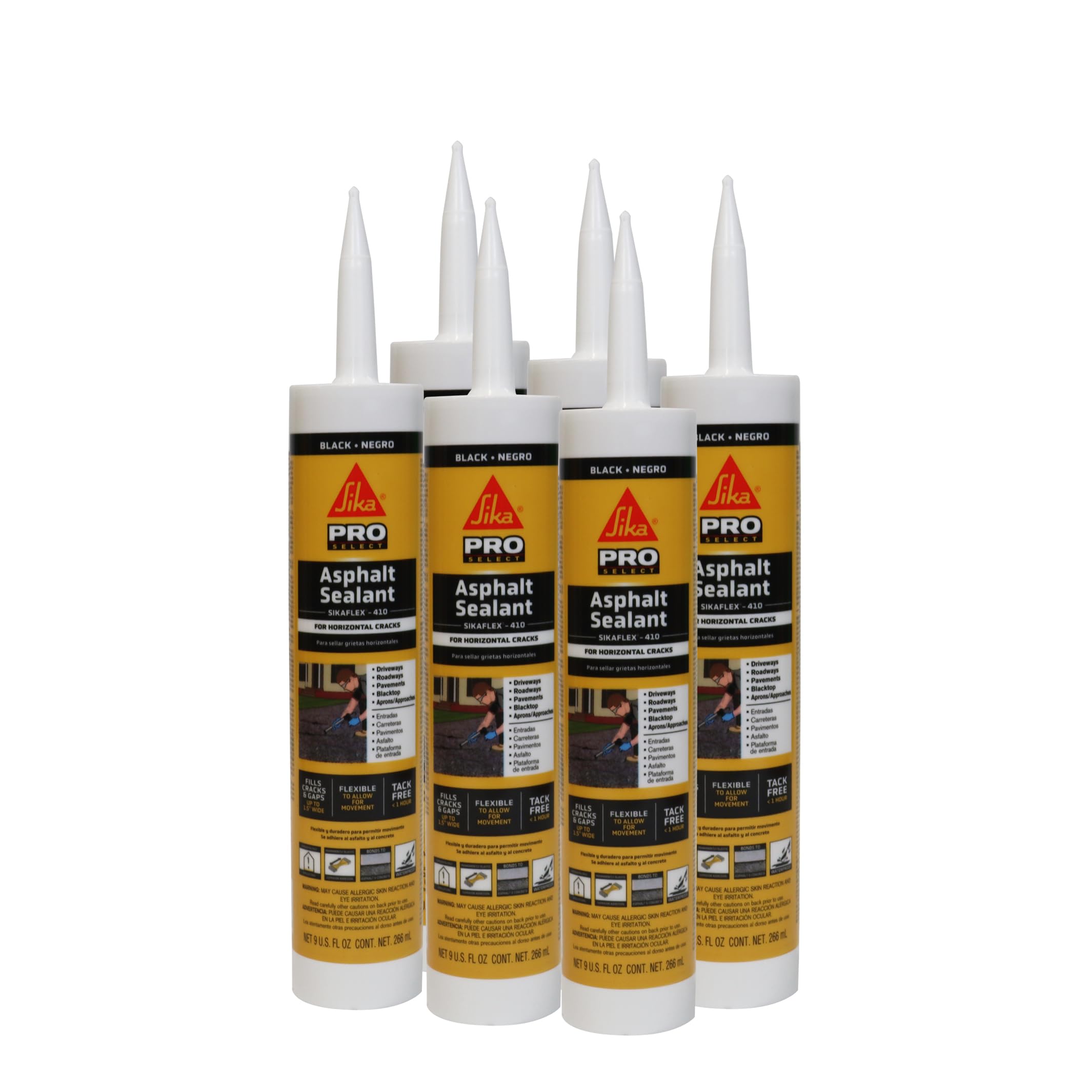 Snapklik.com : SIKA Sikaflex-410 Asphalt Sealant - Black, Self-Leveling ...