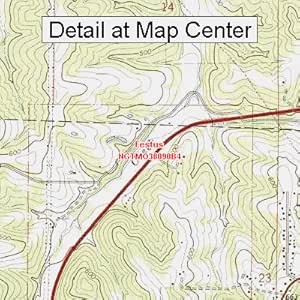 Amazon.com : USGS Topographic Quadrangle Map - Festus, Missouri (Folded ...
