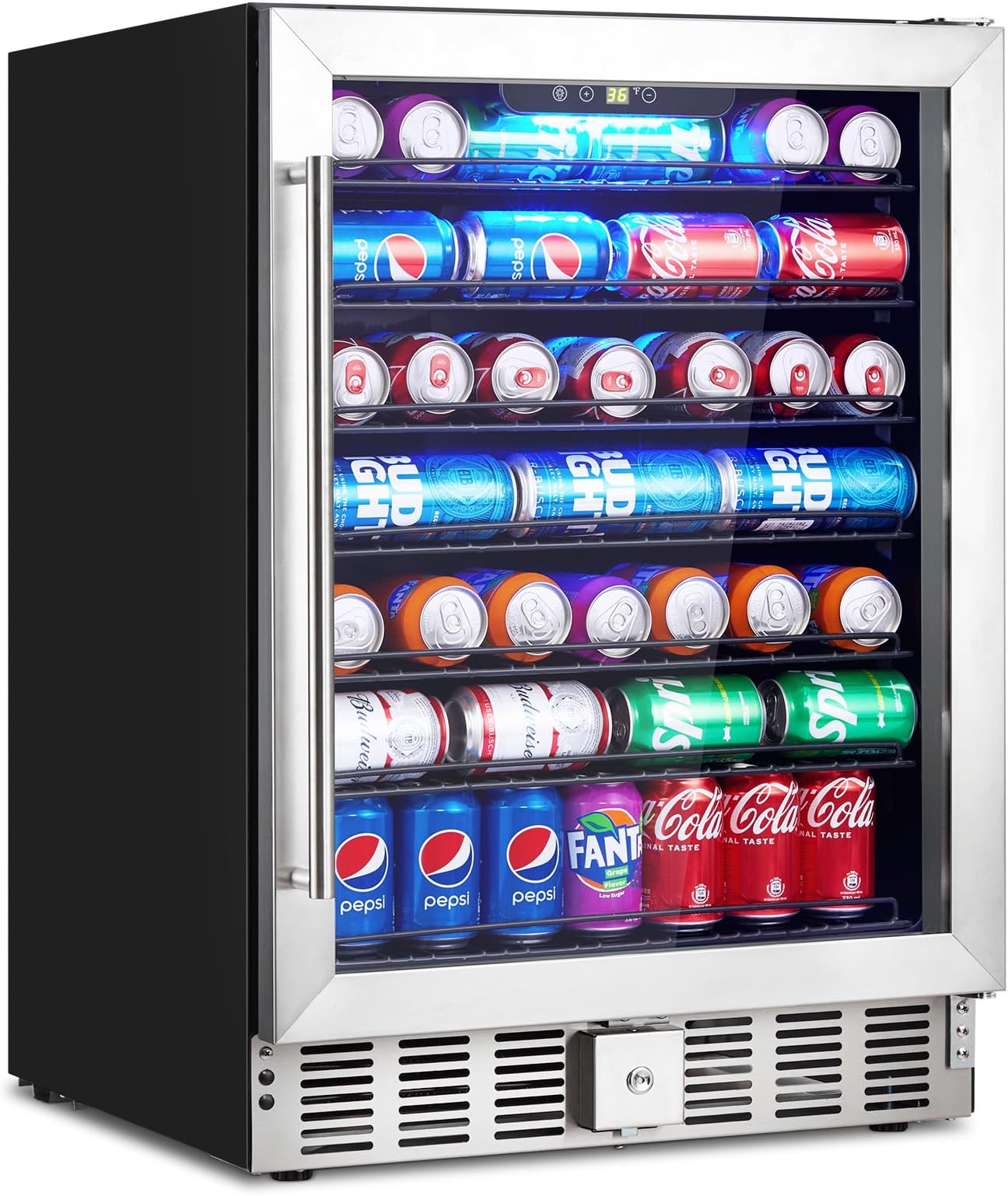 Amazon.com: GarveeHome 24 Inch Beverage Refrigerator, 5.1 Cu.Ft ...