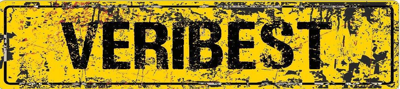 Amazon.com: ANY AND ALL GRAPHICS VERIBEST 4"x18" Yellow Grunge Style ...