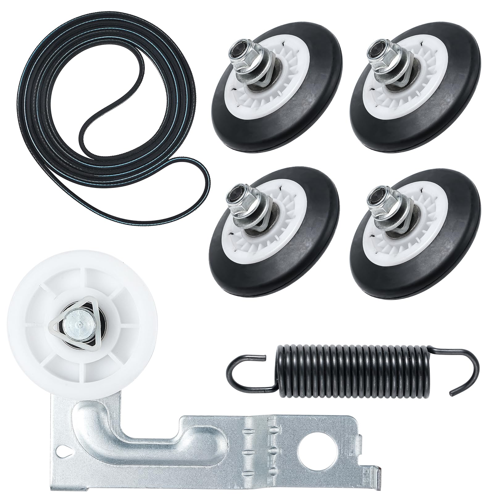 Amazon.com: 4581EL3001E Dryer Drum Roller Repair Kit L-G DLE2101W ...